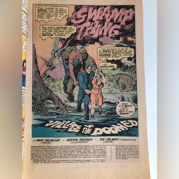 Accessories | Vintage 1975 No18 Swamp Thing Dc Superstar Comic Book ...